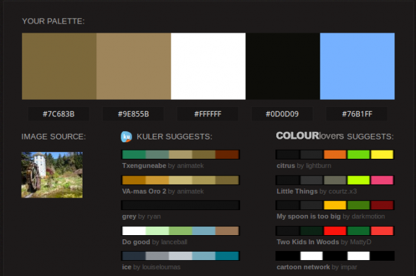 Color Palette – Alexander's Lodge at Mt. Rainier